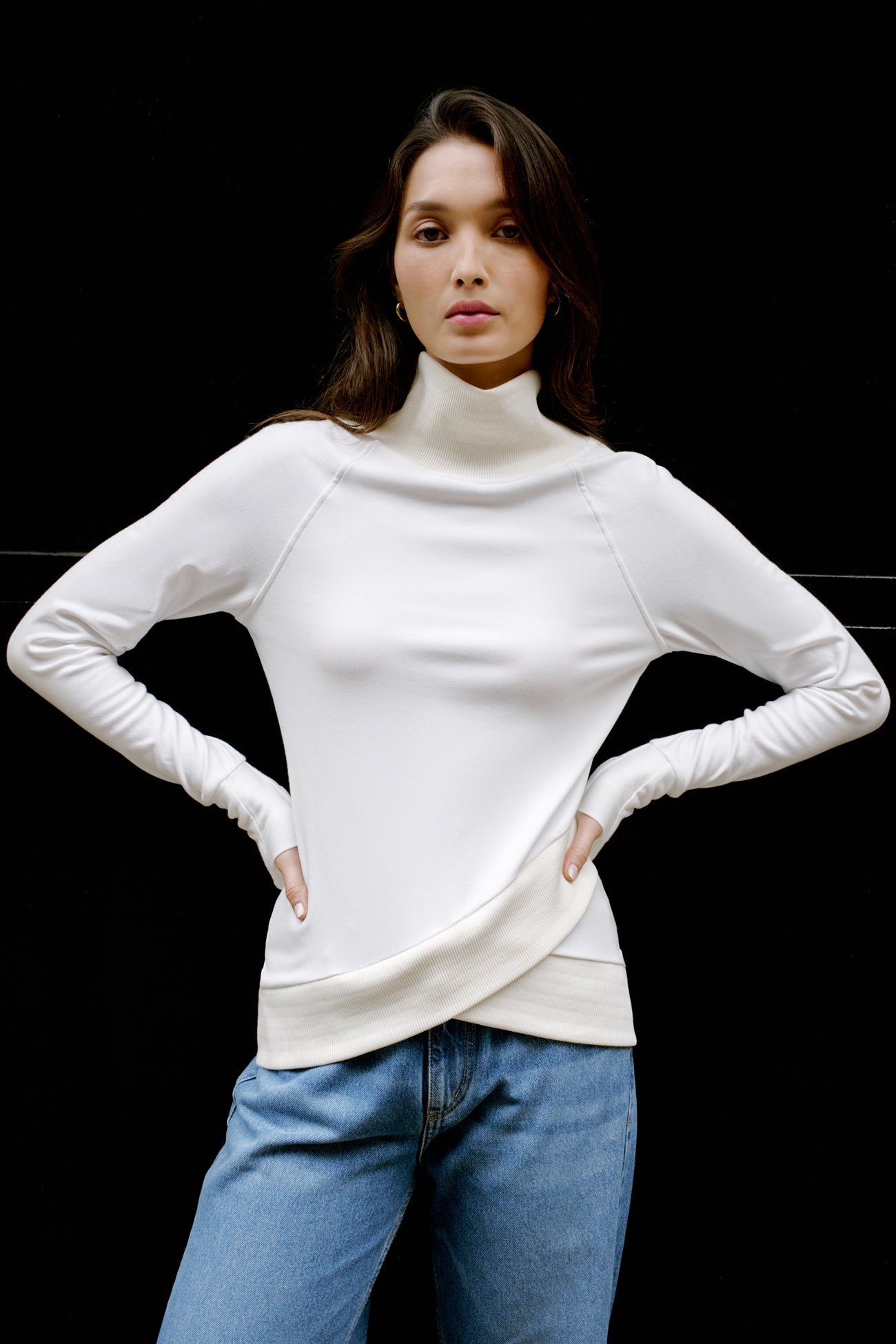 Women's Lightweight European French Terry Sweatshirt - Soren Sweatshirt ...