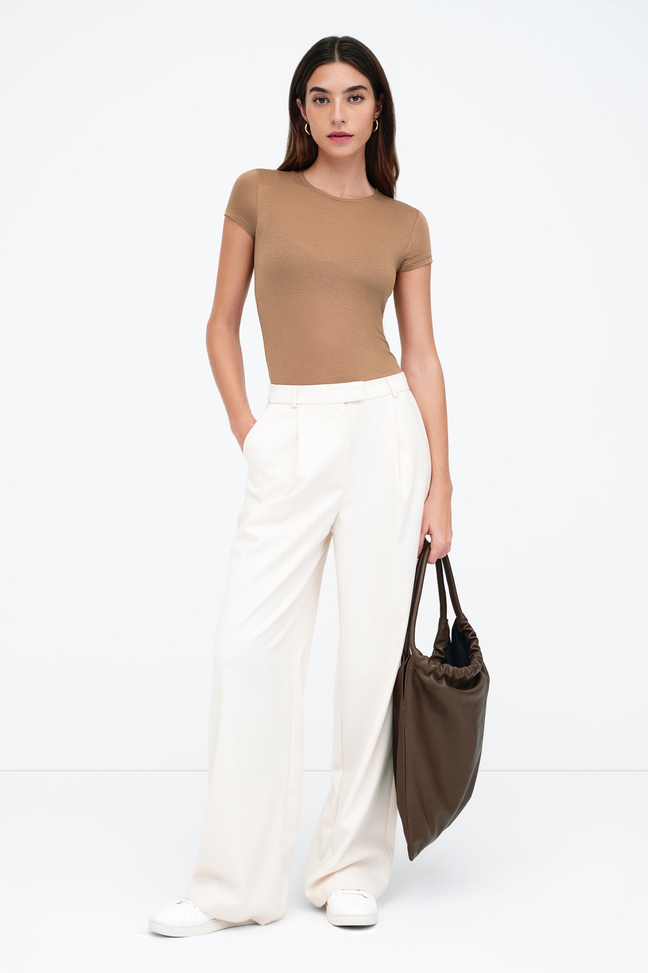 Black Straight Leg Trousers - Warren Pants | Marcella