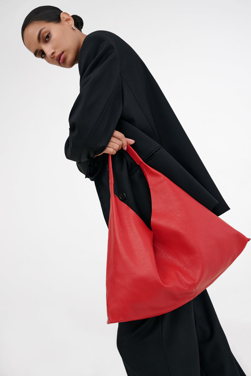 Classic Red Everyday Tote - Midi Kelly Tote | Marcella