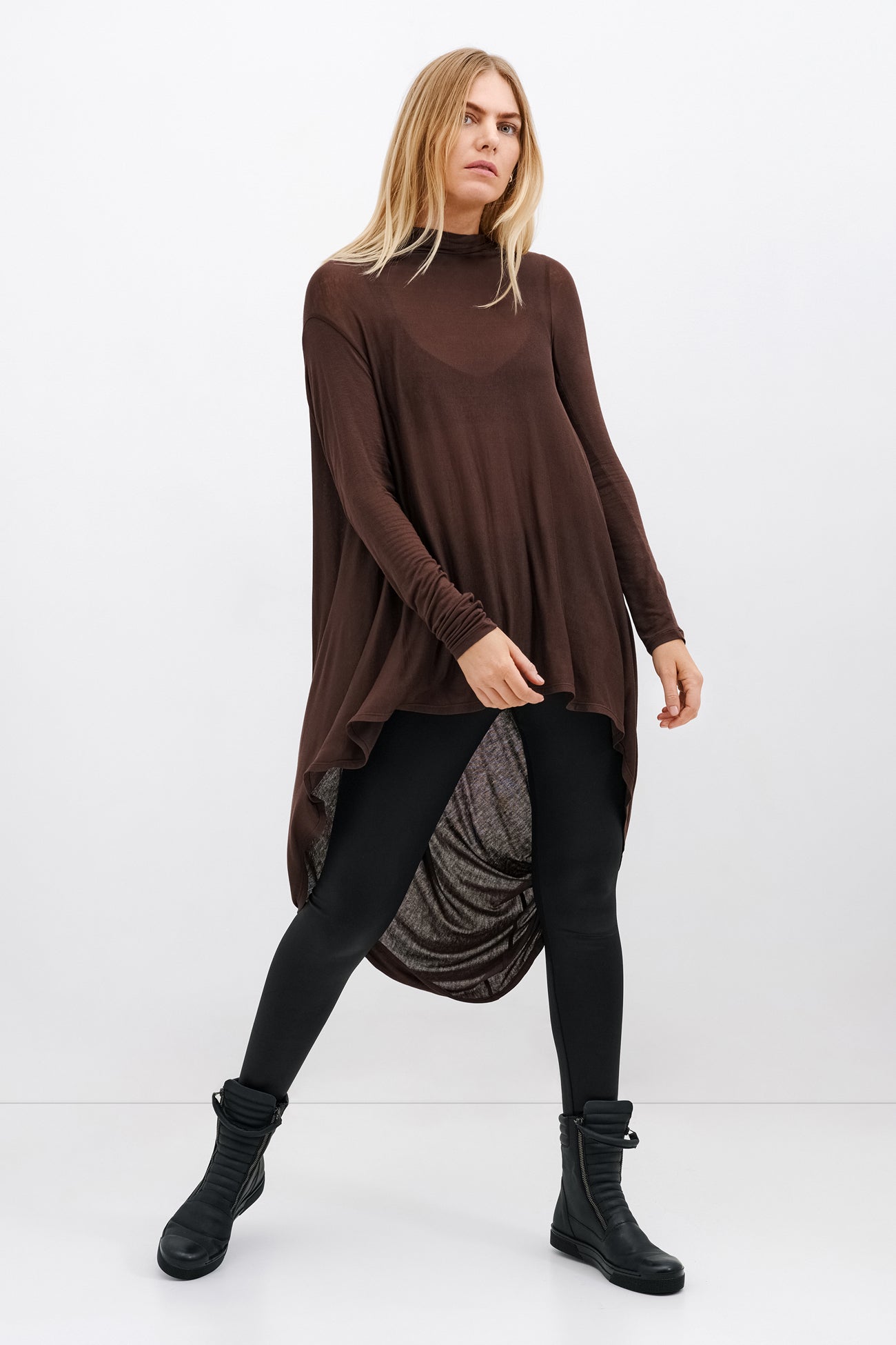 Bestselling Black Sheer Tunic Top - Iris Tunic | Marcella