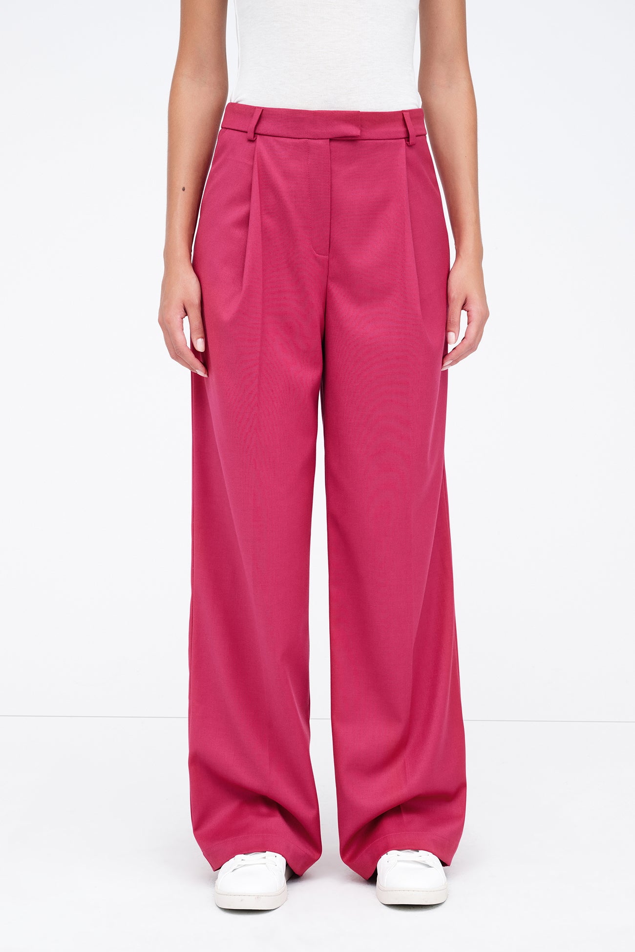 Black Straight Leg Trousers - Warren Pants | Marcella