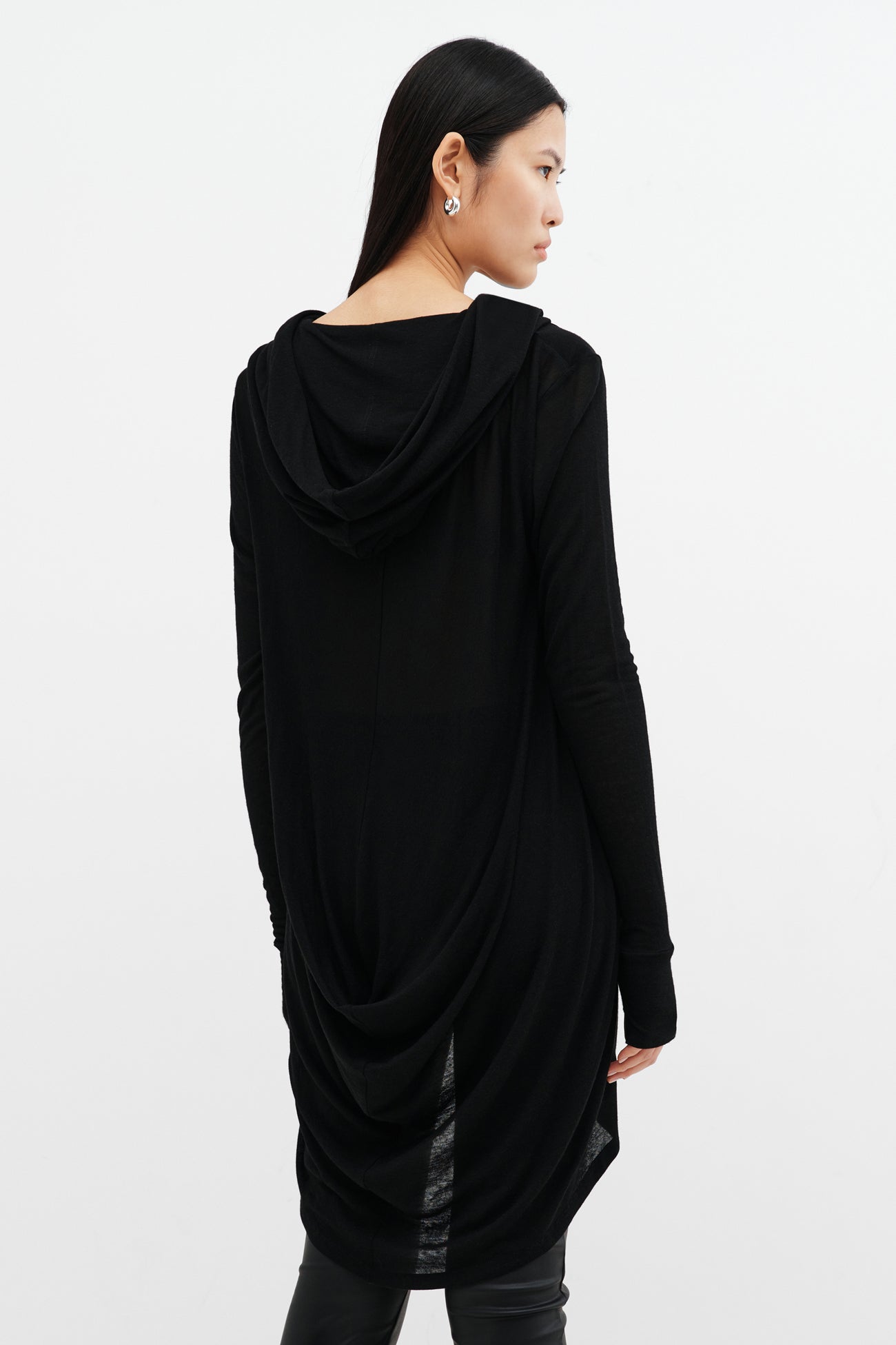 Women's Hooded Petite Tunic Oversized Pullover- Petite Oslo Tunic ...